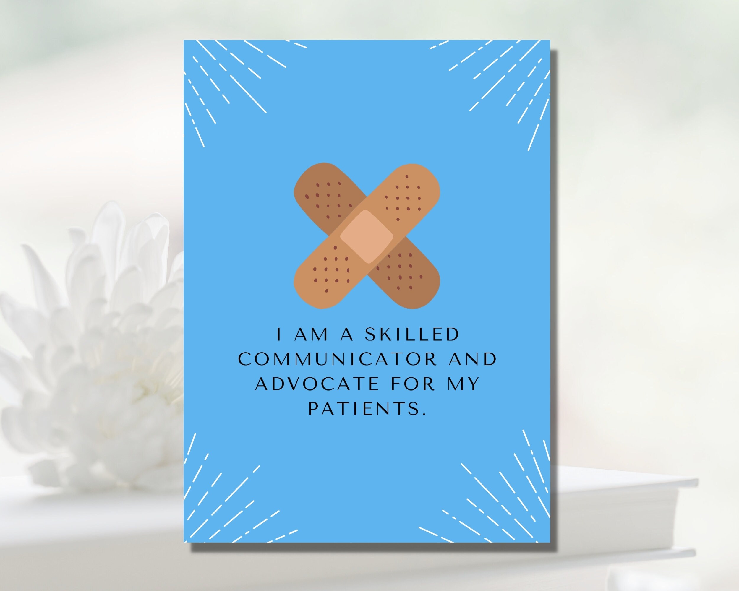 Doctor Affirmation Cards, Canva Medical Templates, Printable ...