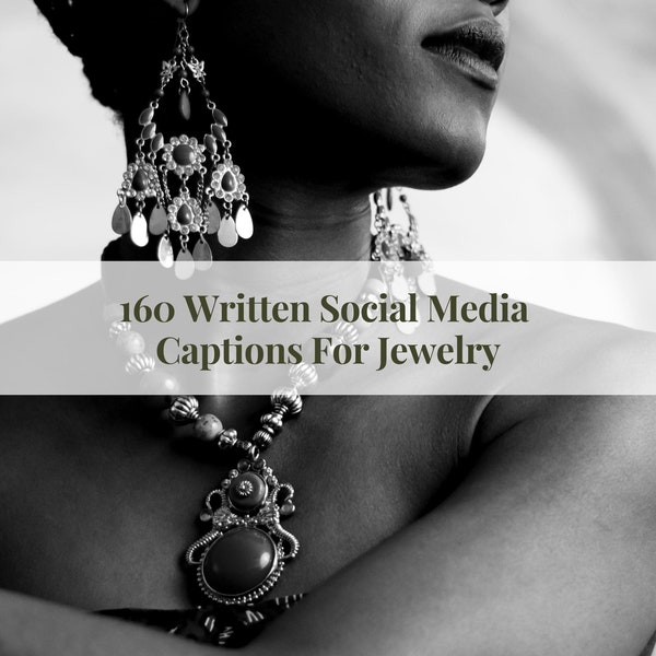 Instagram Caption Jewelry - Etsy