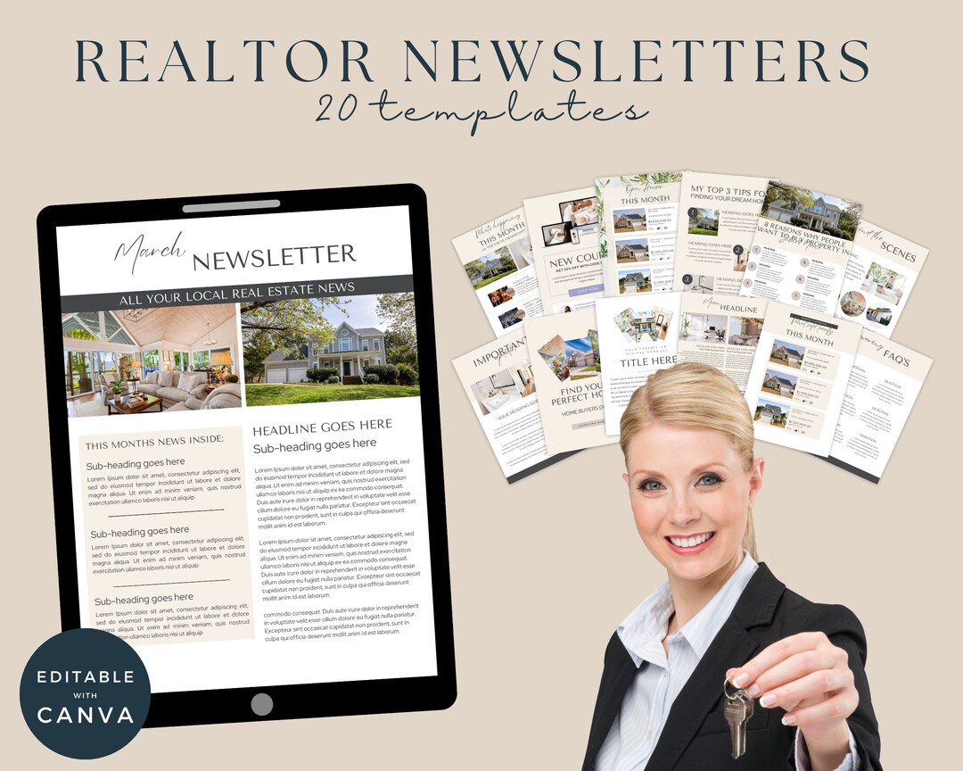 Real Estate Agent Email Templates | Welcome Email Template | Realtor ...