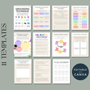 Mental Health Activities for Children, Kids Mental Health Printables ...