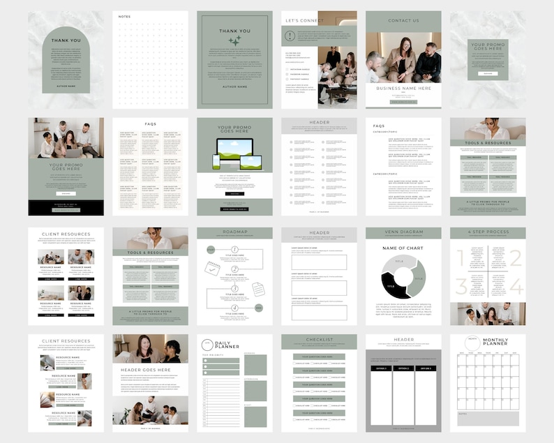Freebie Digital Template Canva Workbook Template Canva Lead - Etsy
