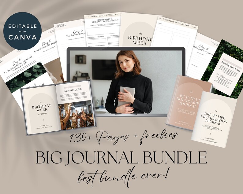 Massive Journal Bundle for Coaches, White Label Rights Worksheets ...