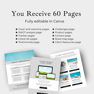 Freebie Digital Template Canva, Workbook Template Canva, Lead Magnet ...