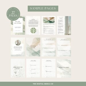 New Year Journal, End of Year Reflections Workbook, 2024 Printable ...