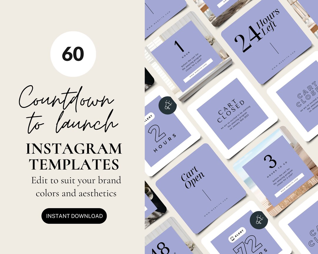 Product Launch Instagram Templates, Canva Editable Posts, New Product ...