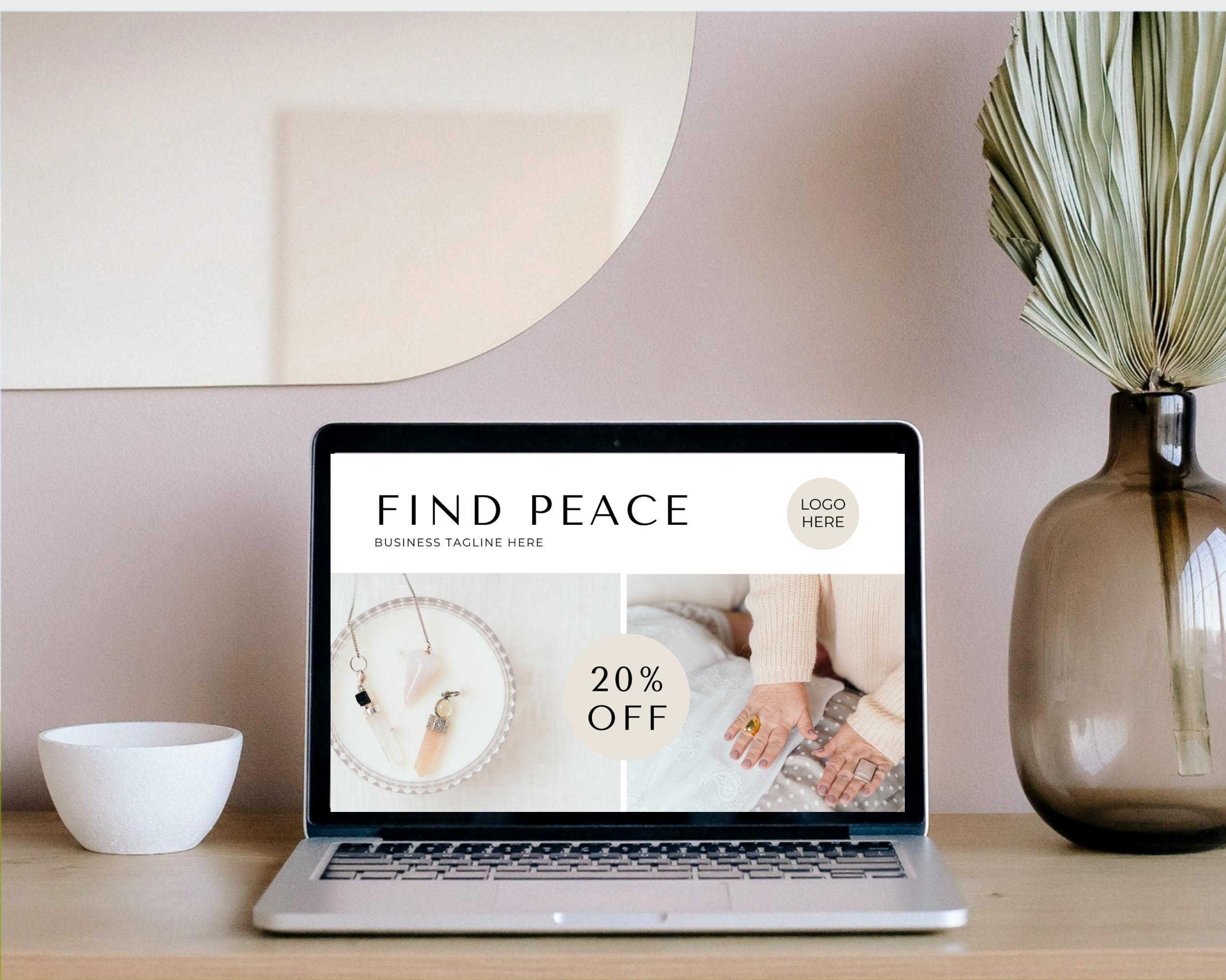 Reiki Pricing List Template, Healer Services Flyer, Canva Posts for ...