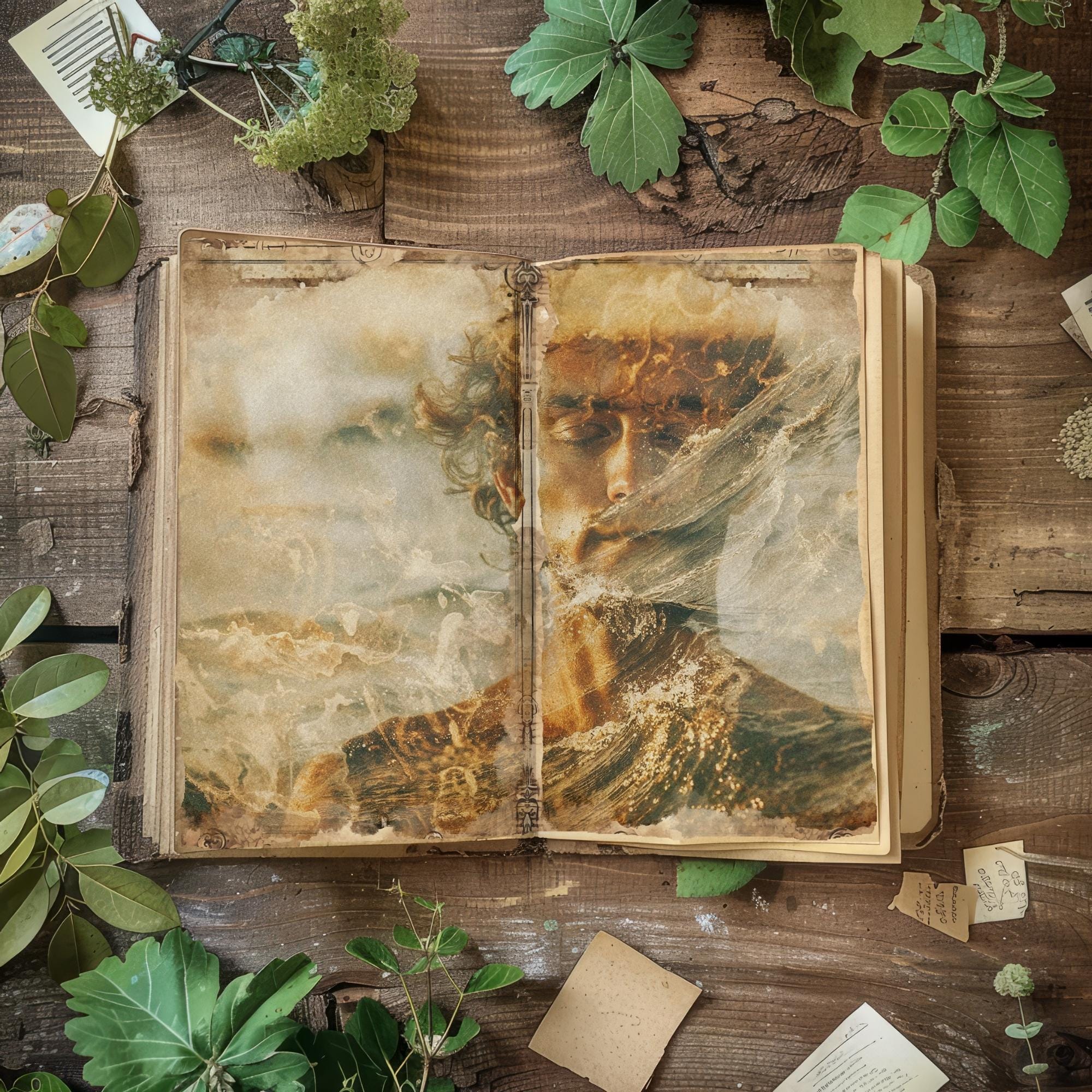The Spiritual Man Junk Journal Kit, Journal Pages, Instant Download ...