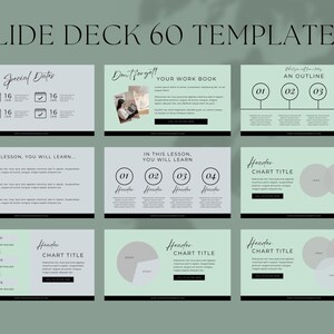 Slide Deck Presentation, Canva Presentation Template, Social Media ...