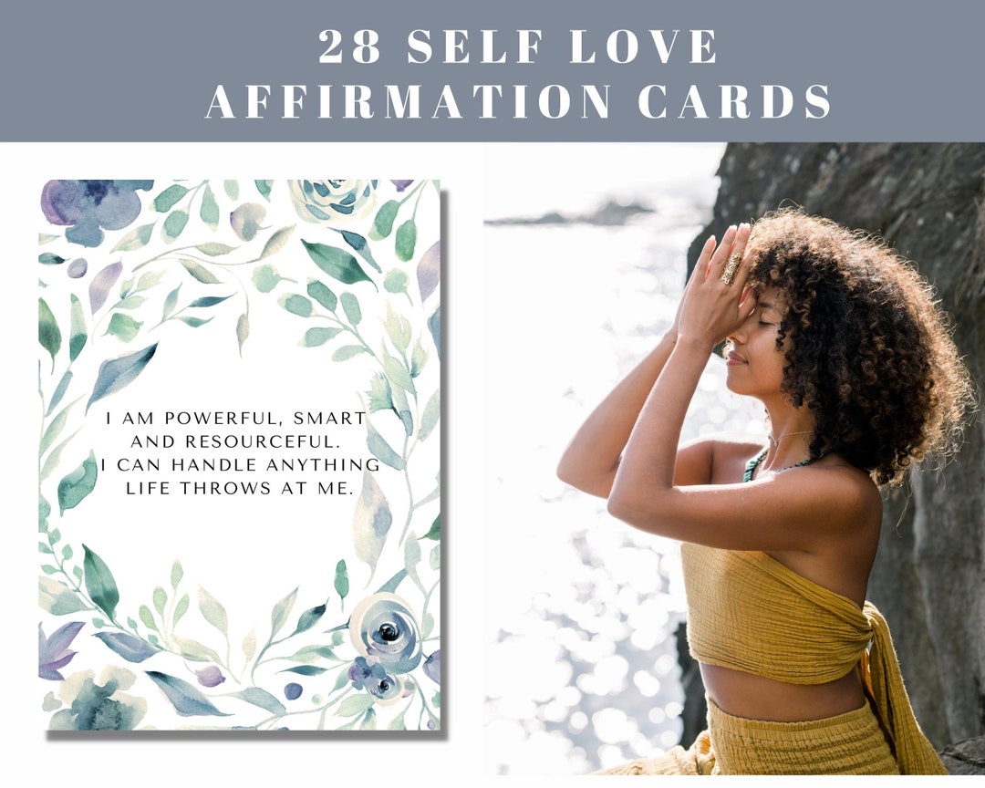 Affirmation Cards Template Canva, Affirmation Station, Printable ...