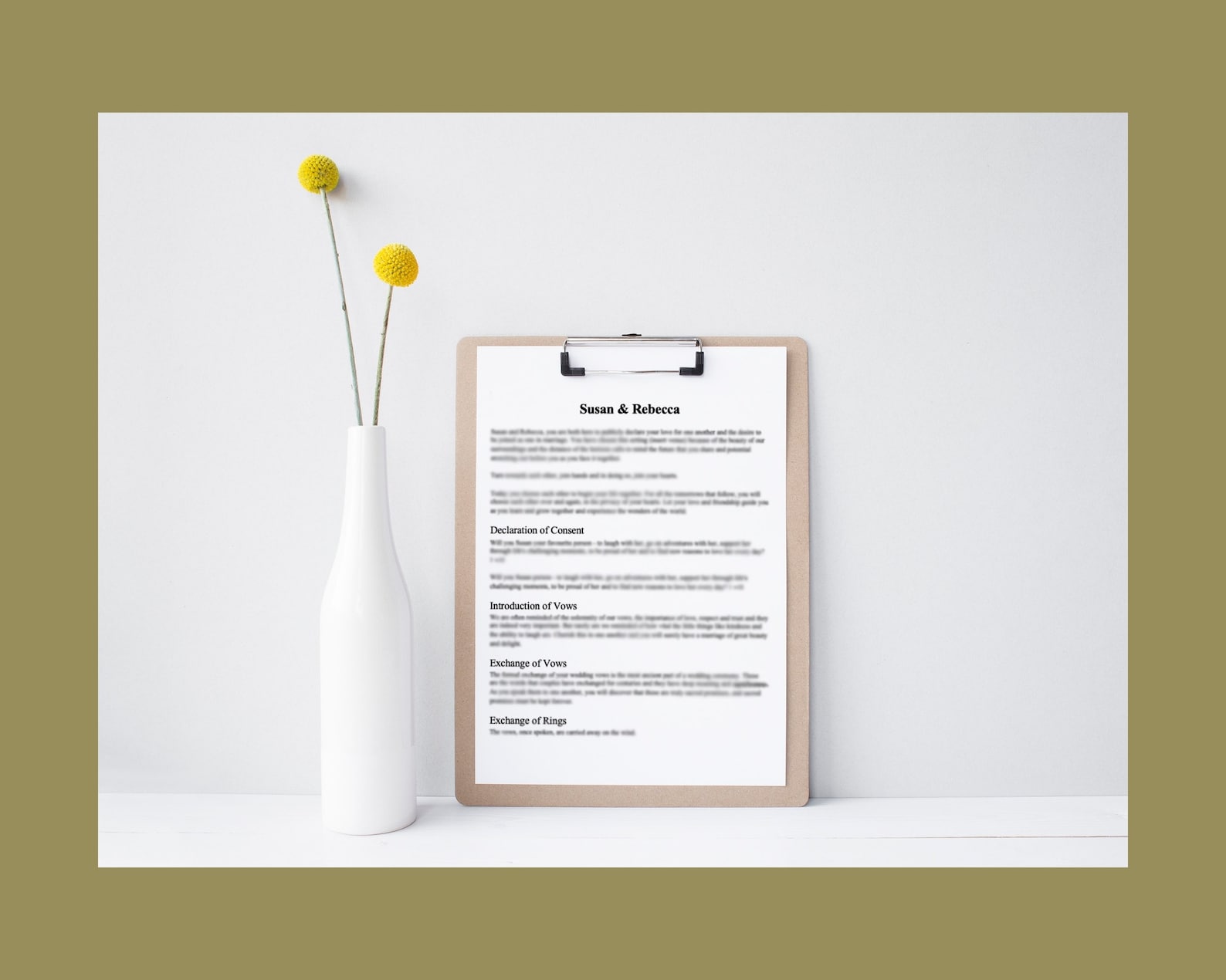 Same Sex Wedding Celebrant Script, Gay Wedding Officiant Speech ...