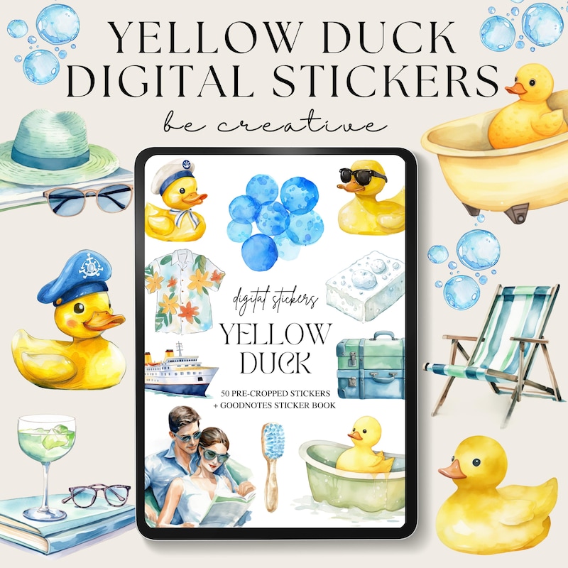 Rubber Duck Sticker - Etsy