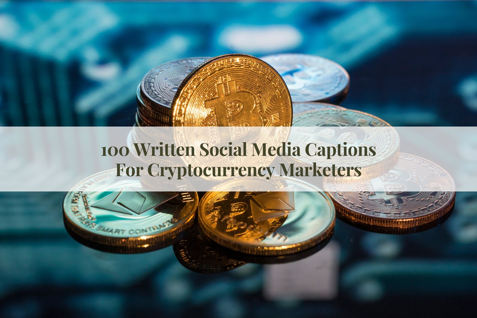 Cryptocurrency Written Social Media Captions, Crypto Marketing ...