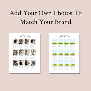 Christmas Catalogue Template, INSTANT DOWNLOAD, Wholesale Gift ...