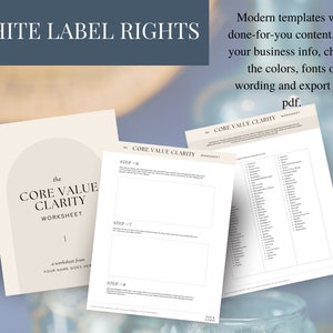 Done for You Worksheet, Business Coach Brand Strategy Workbook Template ...