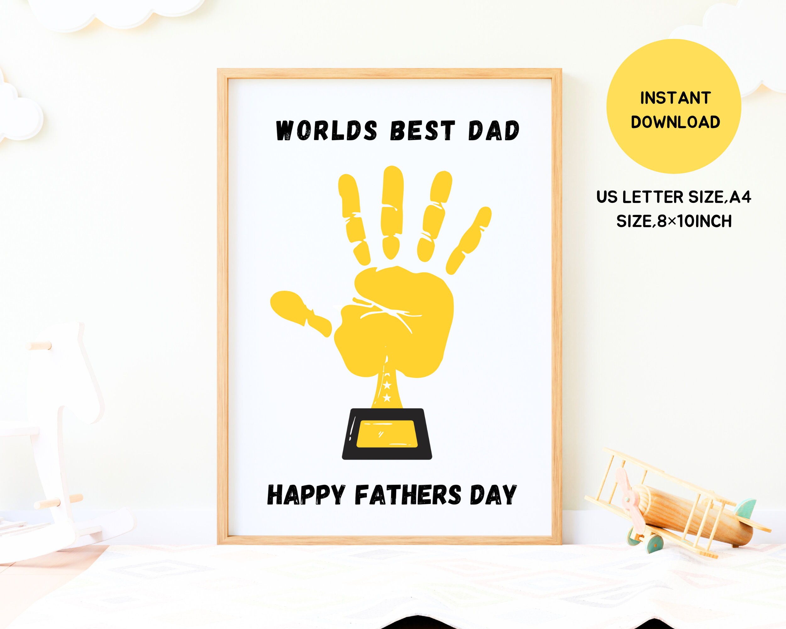Fathers Day Handprint Craft Fathers Day Craft Fathers Day Art Fathers ...