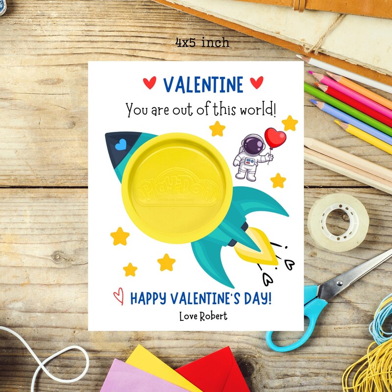 Space Valentine - Etsy