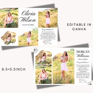 Half Page High School Senior Yearbook Ad, Senior Graduation Tribute ...