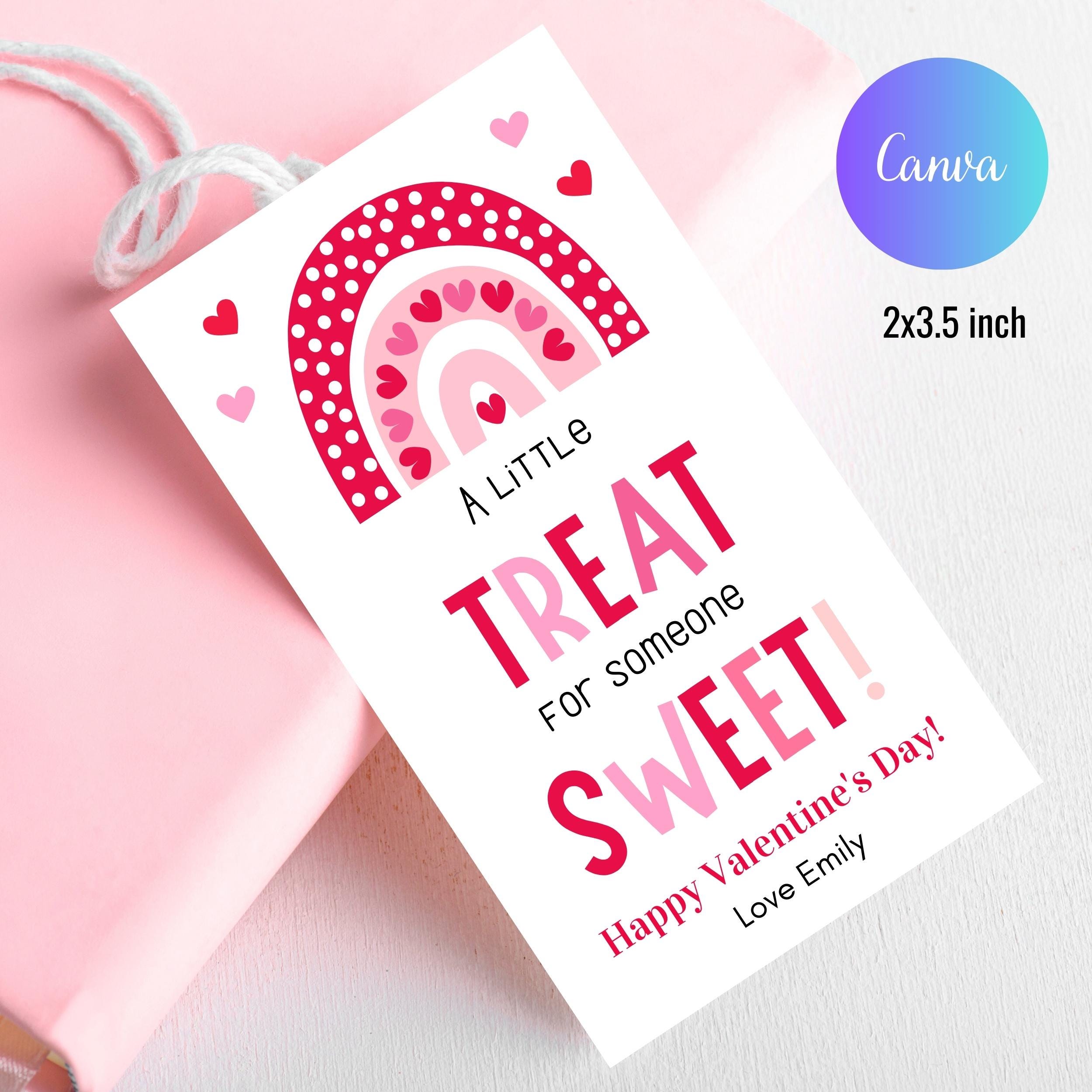 Editable Valentine Gift Tags, Printable Kids Valentine Tags, Classroom ...