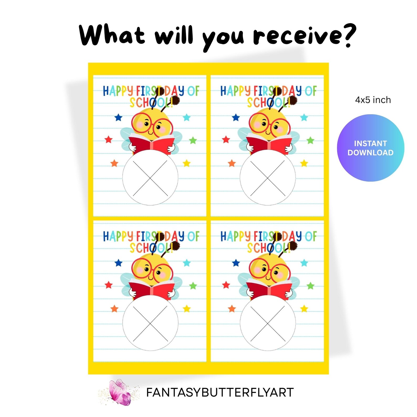 Back to School Play Dough Card Template, Printable Won-doh-ful School ...