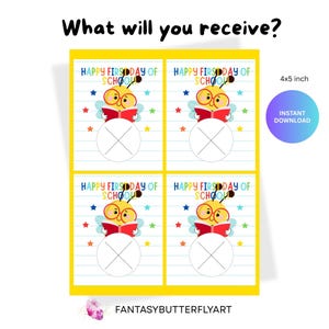 Back to School Play Dough Card Template, Printable Won-doh-ful School ...
