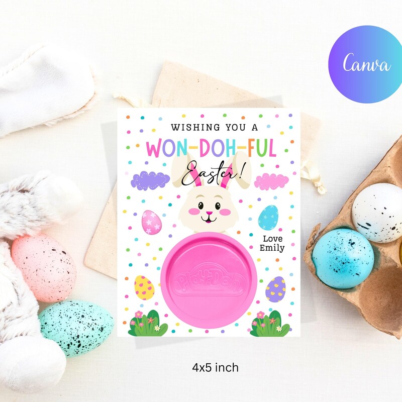 Easter Playdough Template - Etsy