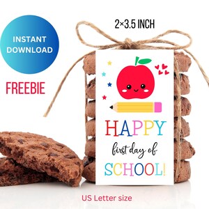 First Day of School Bracelet PRINTABLE Instant Download, Back to School ...