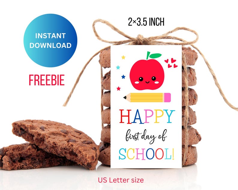 First Day of School Bracelet PRINTABLE Instant Download, Back to School ...