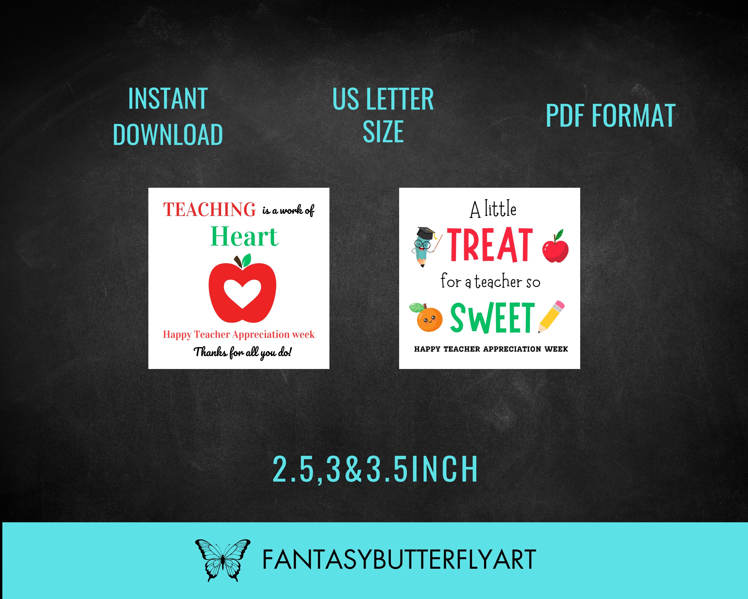 Teacher Gift Tag Bulk Printable Thank You Teacher Year End Gift Teacher ...