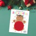 Christmas Gingerbread Play Doh Card Templateprintable Wishing You A Doh ...