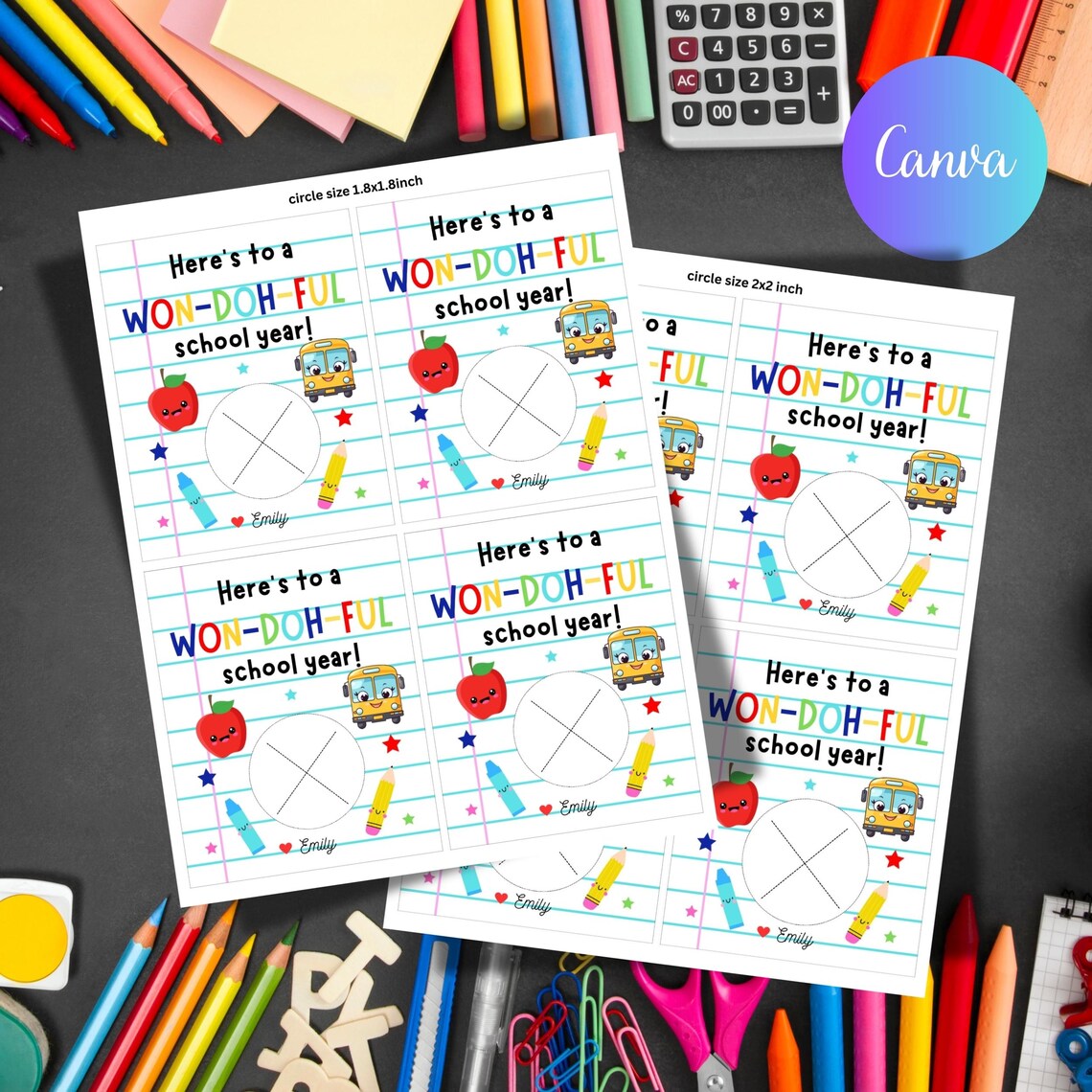 Back to School Play Doh Cards | First Stay of School Gift | Back to ...
