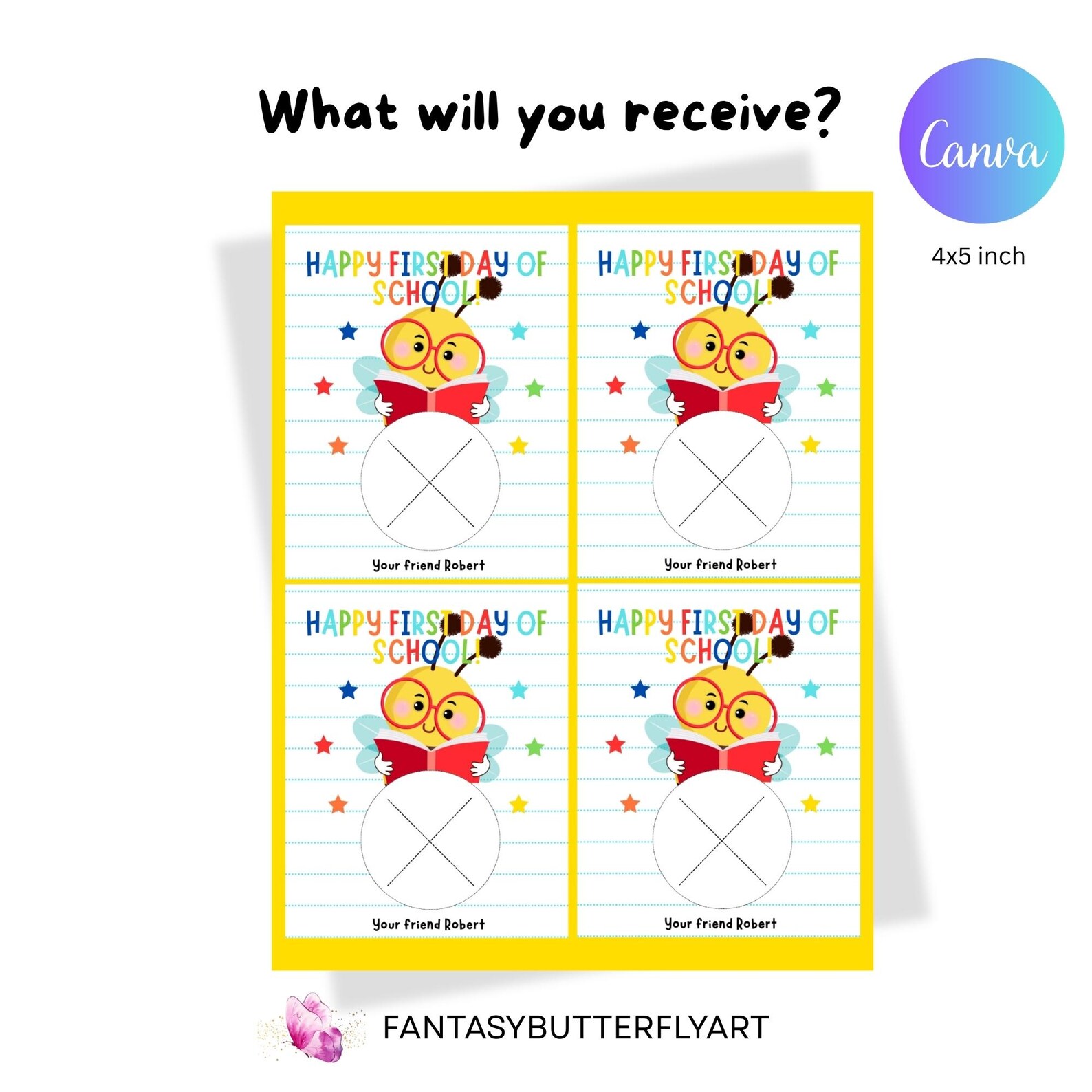 Back to School Play Dough Card Template, Printable Won-doh-ful School ...