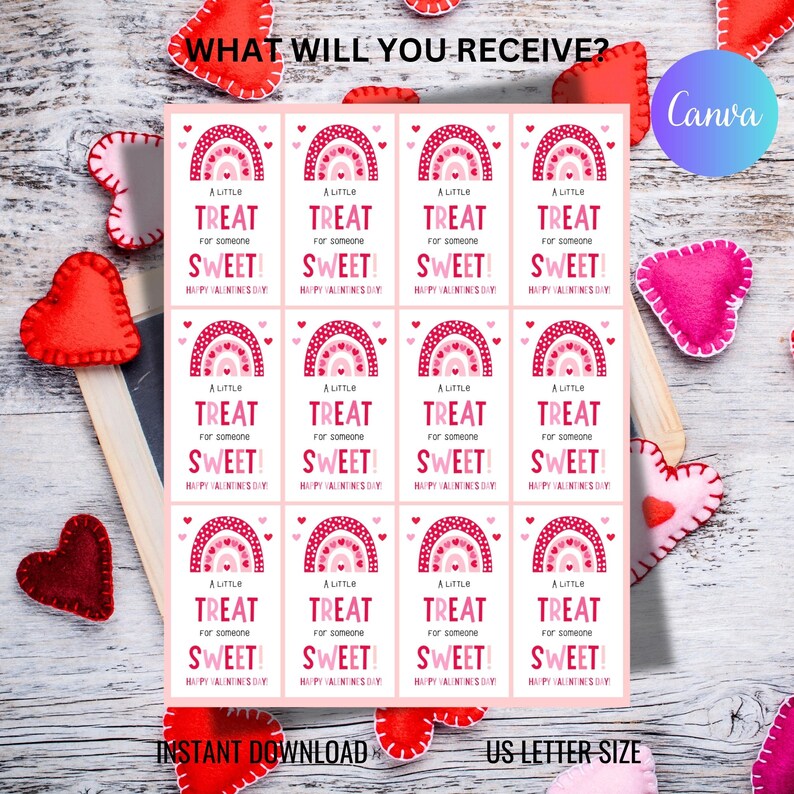 Editable Valentine Gift Tags, Printable Kids Valentine Tags, Classroom ...