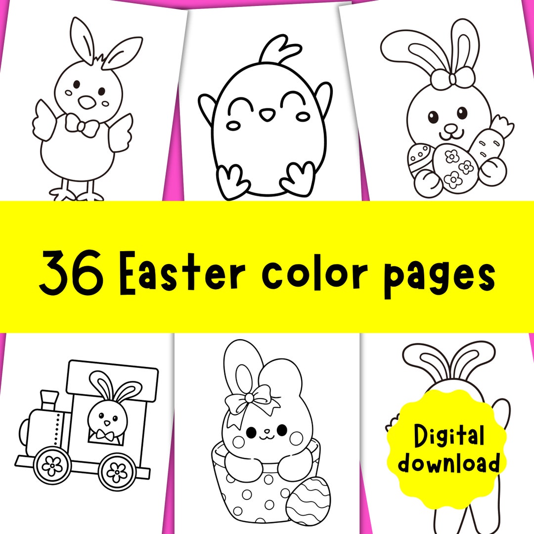 Pritable Easter Coloring Pages for Kids Easter Coloring Pages Easy ...