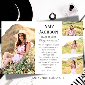 Half Page High School Senior Yearbook Ad, Senior Graduation Tribute ...