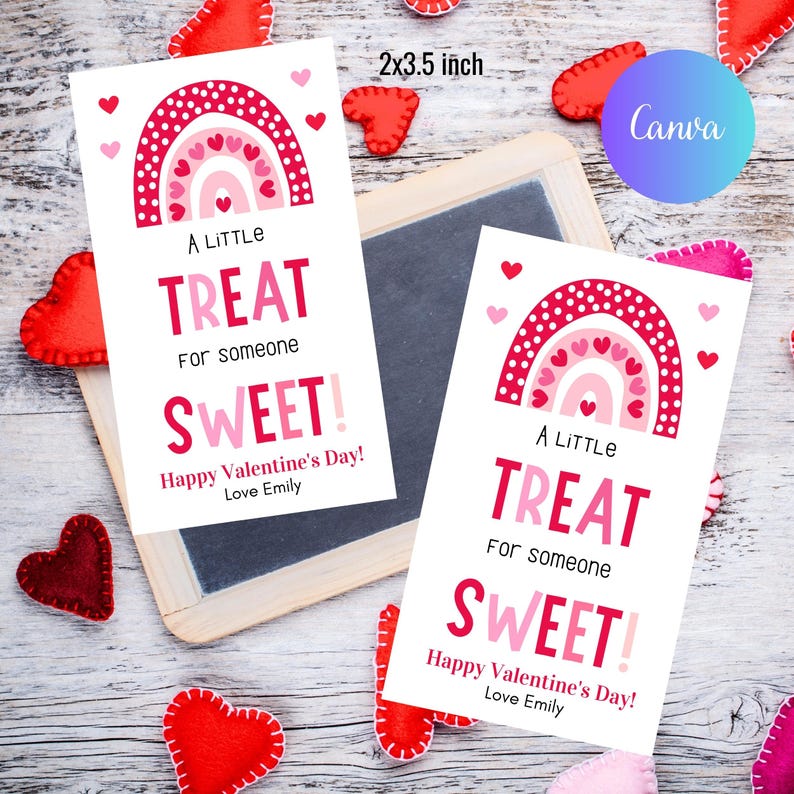 Editable Valentine Gift Tags, Printable Kids Valentine Tags, Classroom ...
