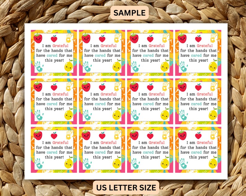 Teacher Appreciation Tags Bundle Printable Appreciation Week Square ...