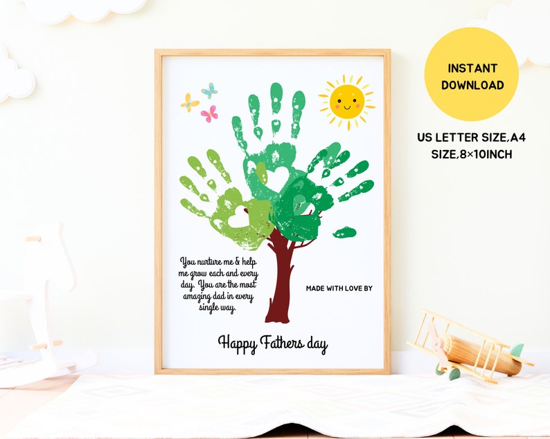 Fathers Day Handprint Craft Fathers Day Craft Fathers Day Art Fathers ...
