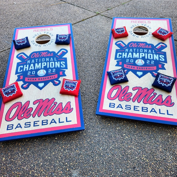 Baseball Cornhole - Etsy