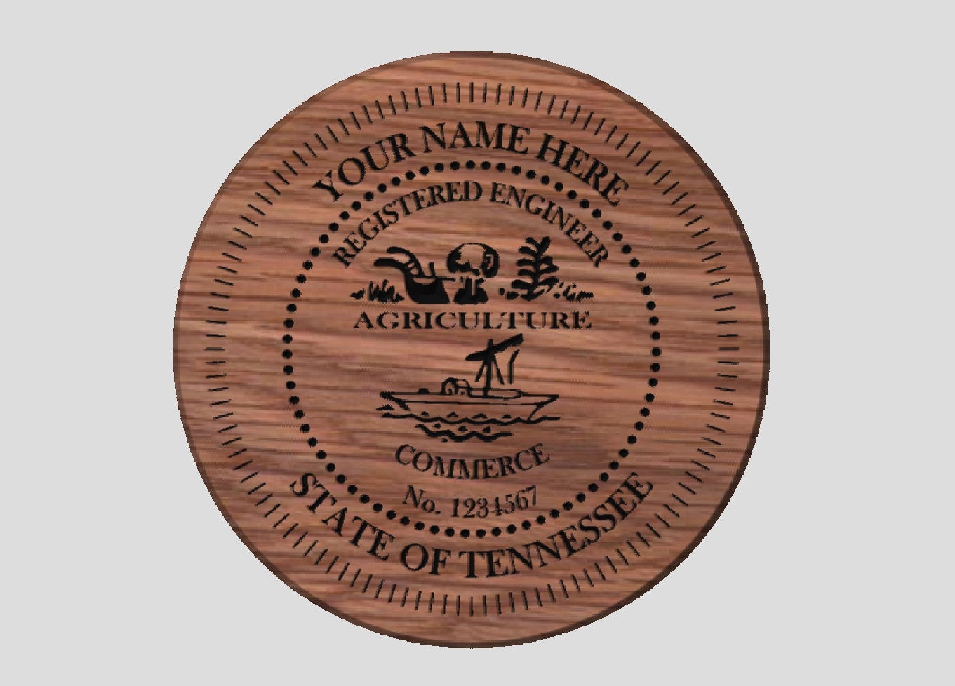 Professional Engineer/architect Seal- Wooden Sign - Etsy