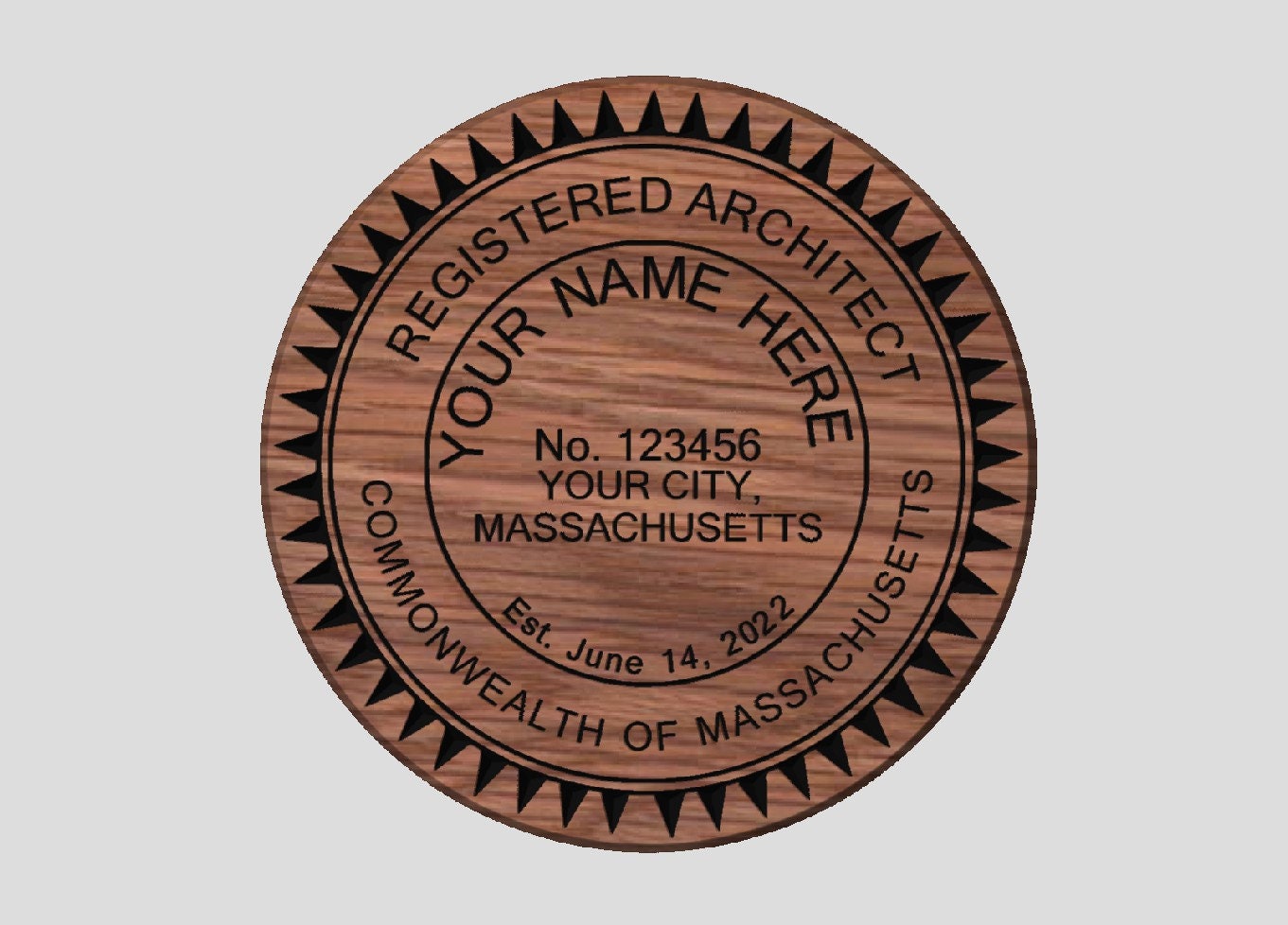 Professional Engineer/architect Seal- Wooden Sign - Etsy