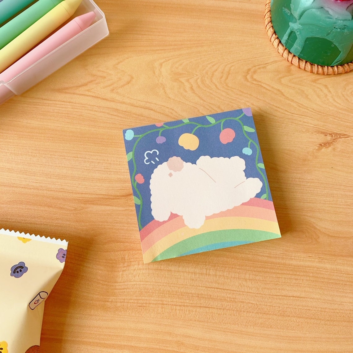 Cute Pad Cartoon Memo Pad Non-sticky Notes Pad Writing Pads Cute Bears ...