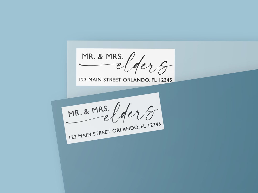 SCRIPT | Wedding Address Labels | Return Address Labels | Address ...