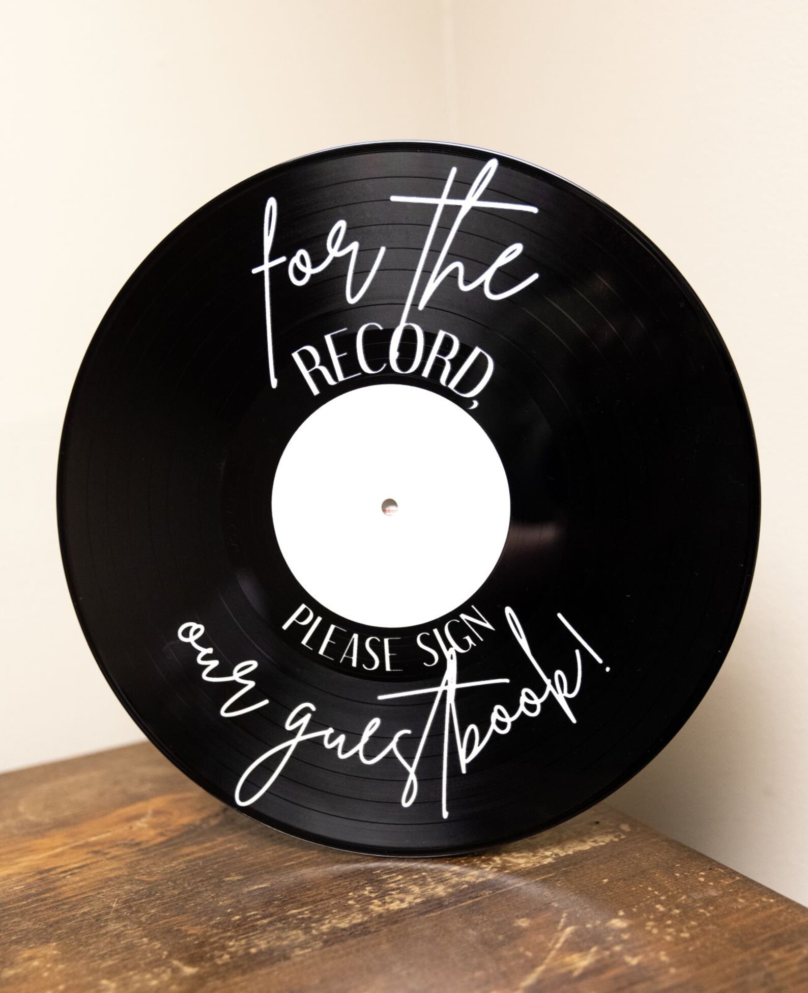 For the Record, Please Sign Our Guestbook Record Guestbook Sign Sign ...