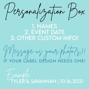 Signature Vinyl Record Sticker for Wedding Guest Book | Personalized ...