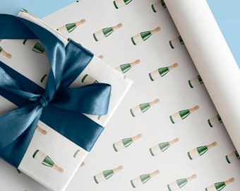 Champagne Wrapping Paper - Etsy