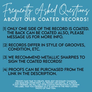 Signature Vinyl Record Sticker for Wedding Guest Book | Personalized ...