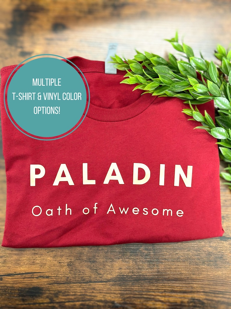 Paladin: Oath of Awesome T-shirt - Etsy
