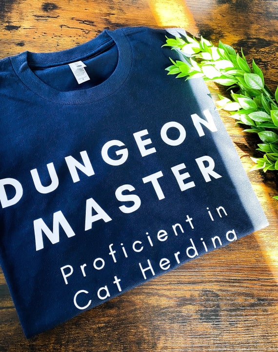 DND Dungeon Master: Cat Herding T-shirt - Etsy