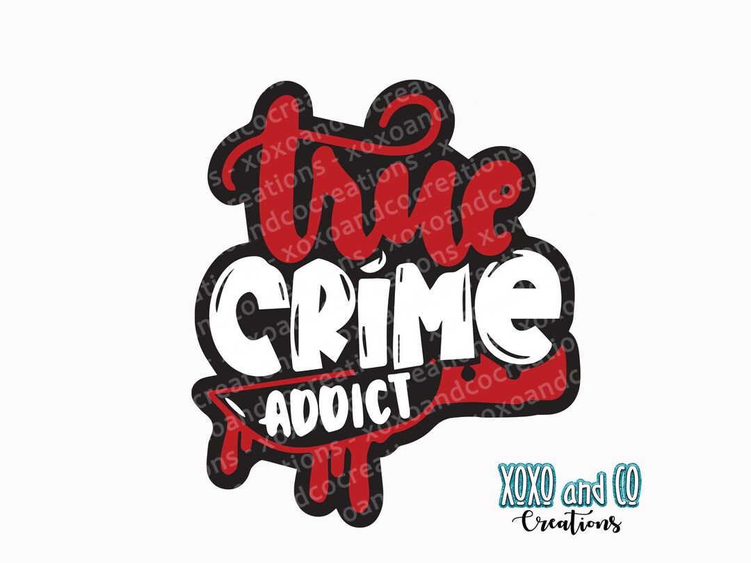 True Crime Addict SVG, Retro Style Be Happy SVG, PNG Cricut Silhouette ...