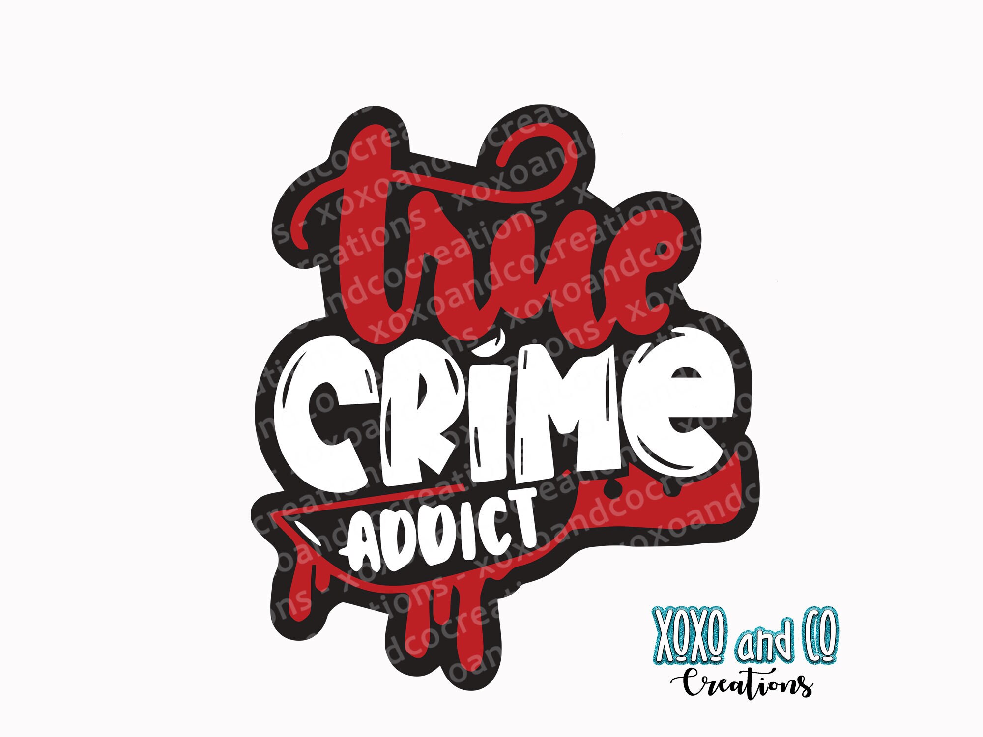 True Crime Addict SVG Retro Style Be Happy SVG PNG Cricut - Etsy